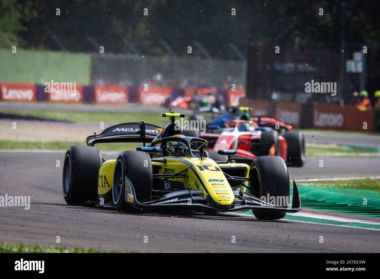 10 BORTOLETO Gabriel (bra), Invicta Racing, Dallara F2 2024, action ...