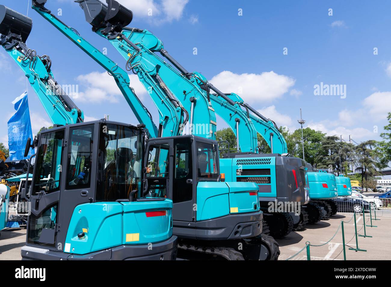 Backhoe digger excavators hi-res stock photography and images - Alamy