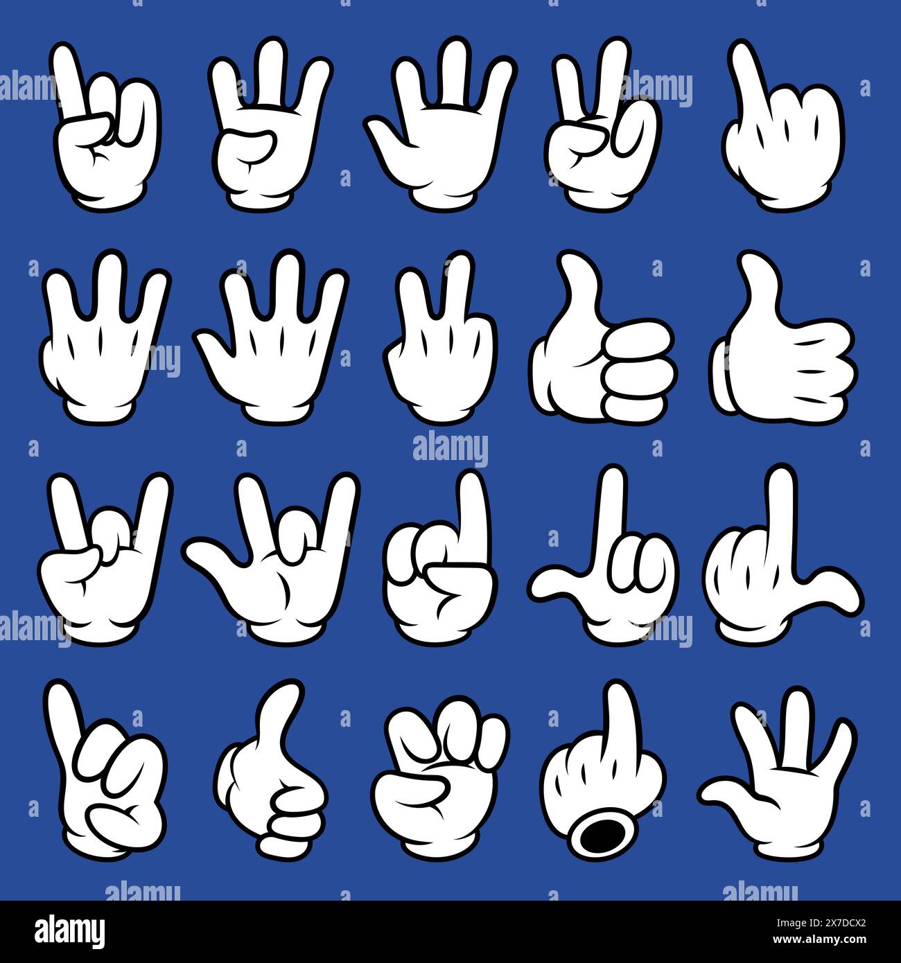 Cartoon arm rubber glove hi-res stock photography and images - Alamy