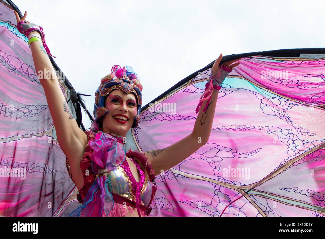 Karneval der Kulturen Karneval der Kulturen 2024 in Berlin Kreuzberg, fotografiert am 19. Mai ...