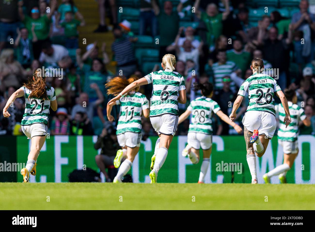 Celtic celebrate winning league hi-res stock photography and images - Alamy