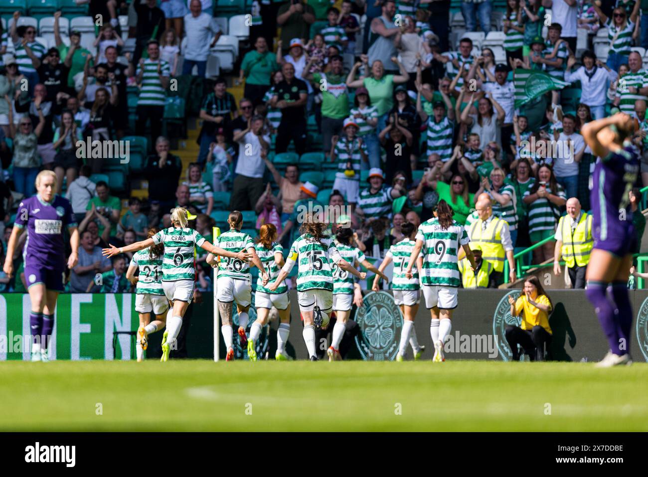 Celtic celebrate winning league hi-res stock photography and images - Alamy