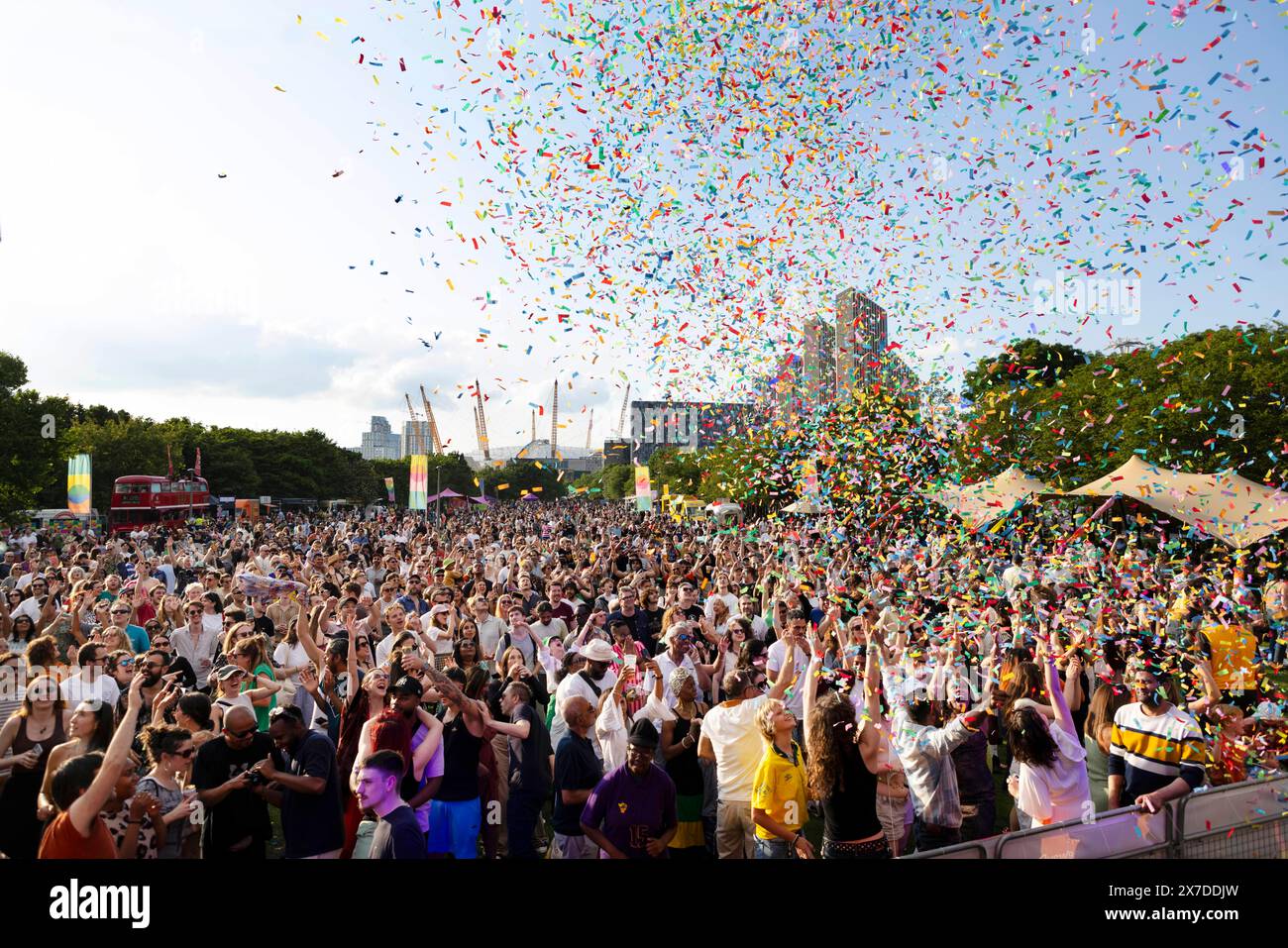 EDITORIAL USE ONLY Festival-goers attend Urban Village Fete at ...