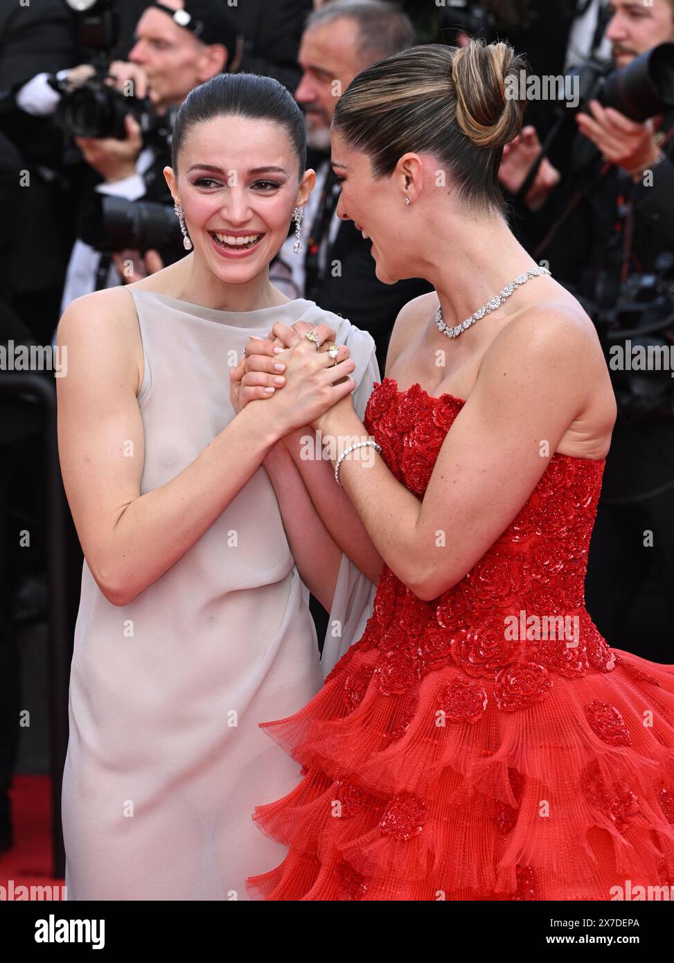 Cannes, France. May 18th, 2024. Ella Hunt. Isabelle Fuhrman arriving at ...