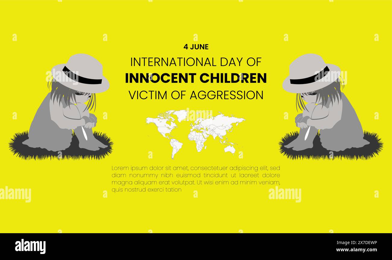 International Day of Innocent Children Victims of Aggression. Template ...