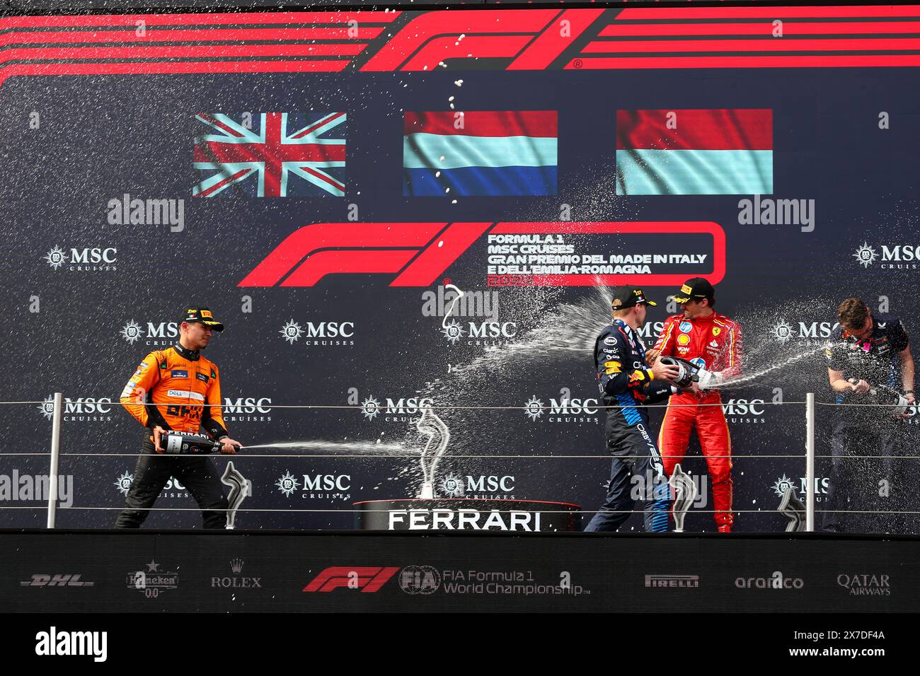 PODIUM - Max Verstappen (NED) - Oracle Red Bull Racing - Red Bull RB20 ...