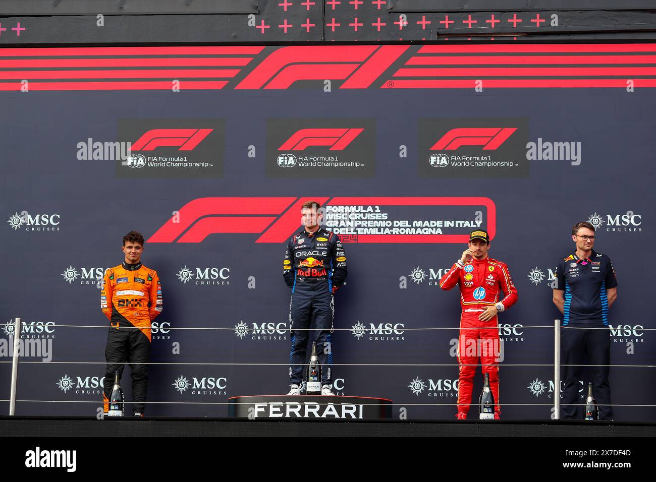 PODIUM - Max Verstappen (NED) - Oracle Red Bull Racing - Red Bull RB20 ...