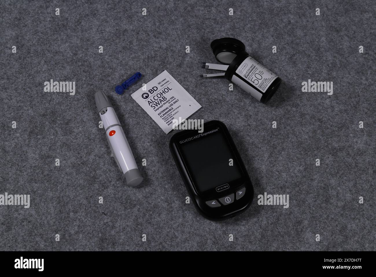 Personal glucose test kit hi-res stock photography and images - Alamy