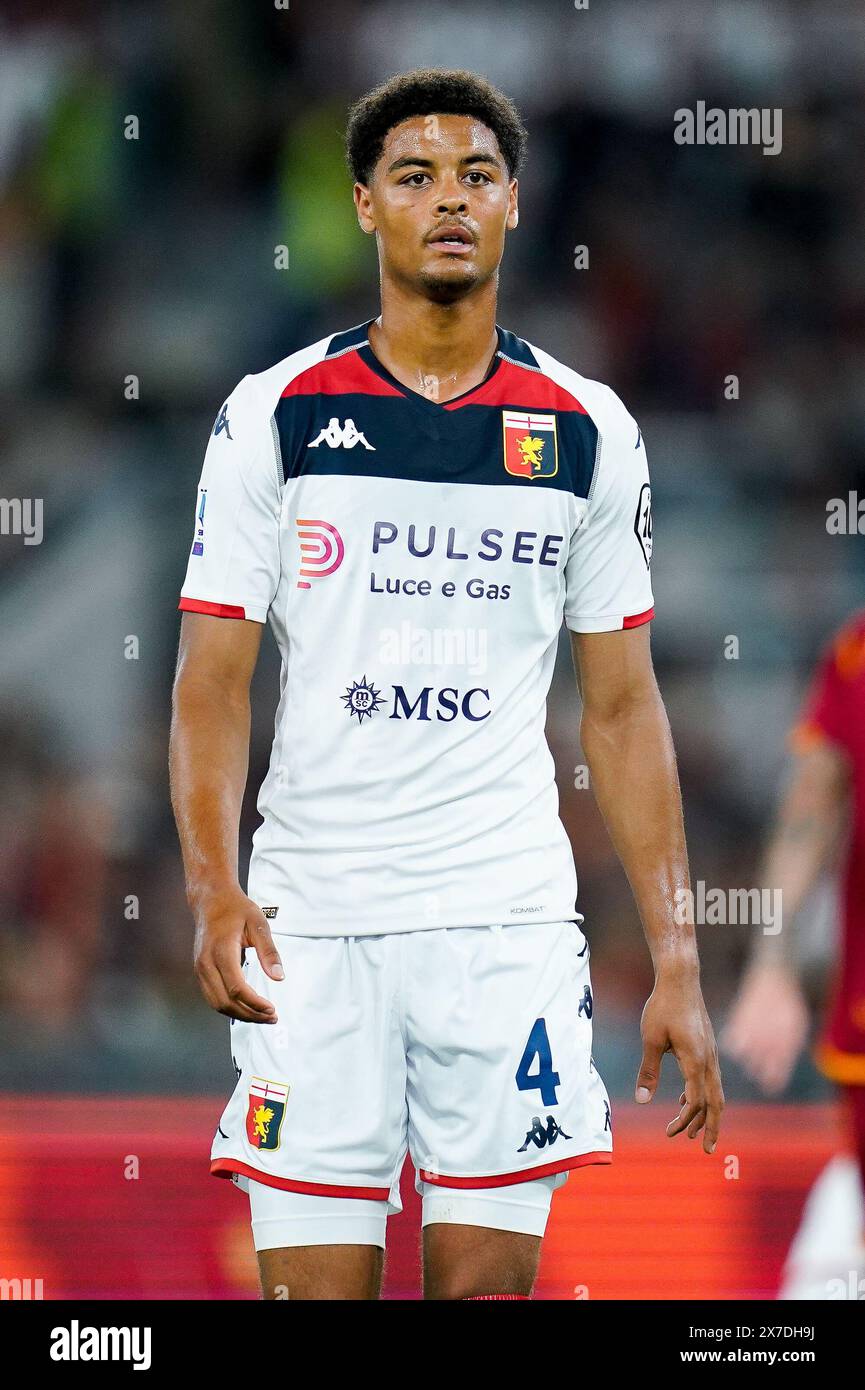 Rome, Italy. 19th May, 2024. Koni De Winter of Genoa CFC looks on ...