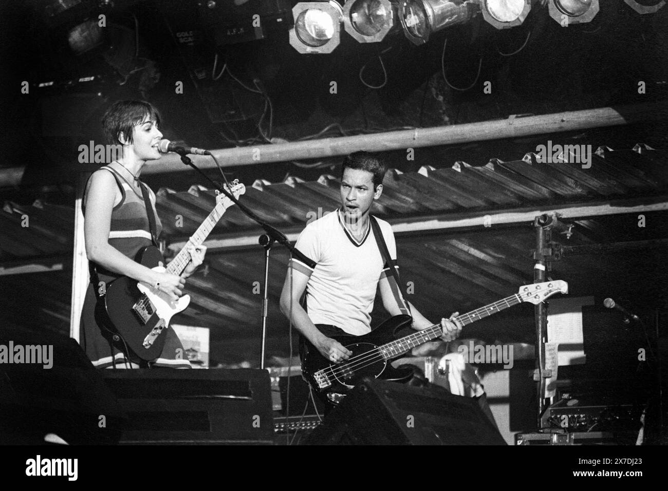 LOUISE WENER, DIID OSMAN, SLEEPER: GLASTONBURY 95: Singer Louise Wener ...