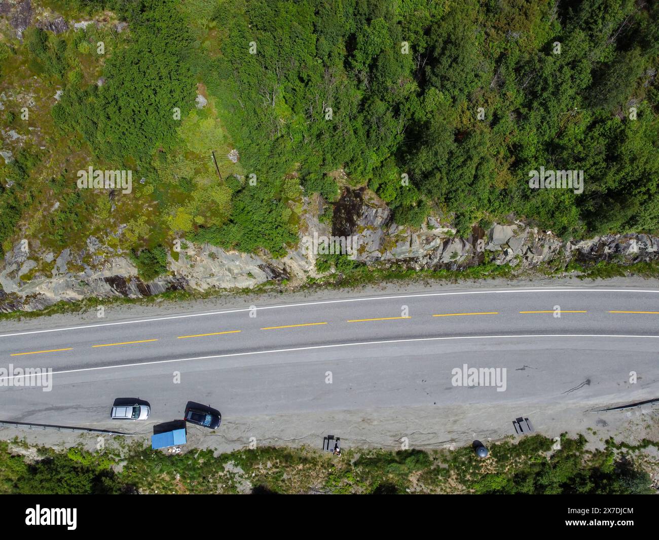 Benches wooden tables along hi-res stock photography and images - Alamy