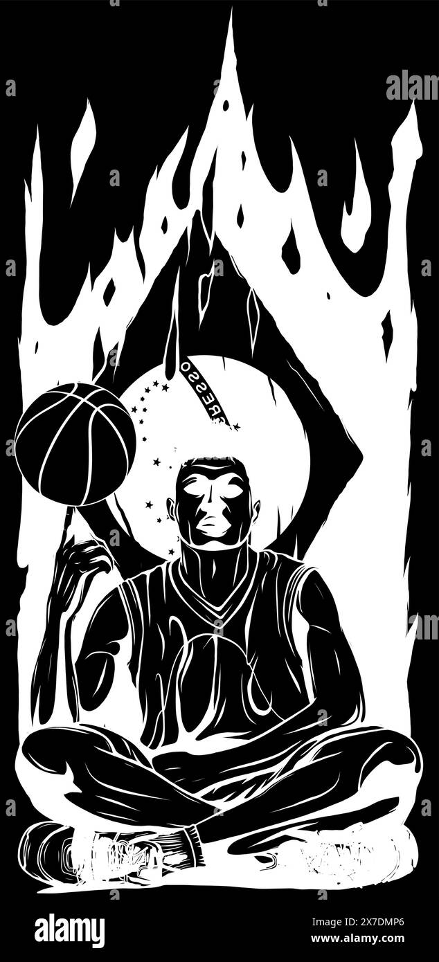 Basketball player in white Black and White Stock Photos & Images - Alamy