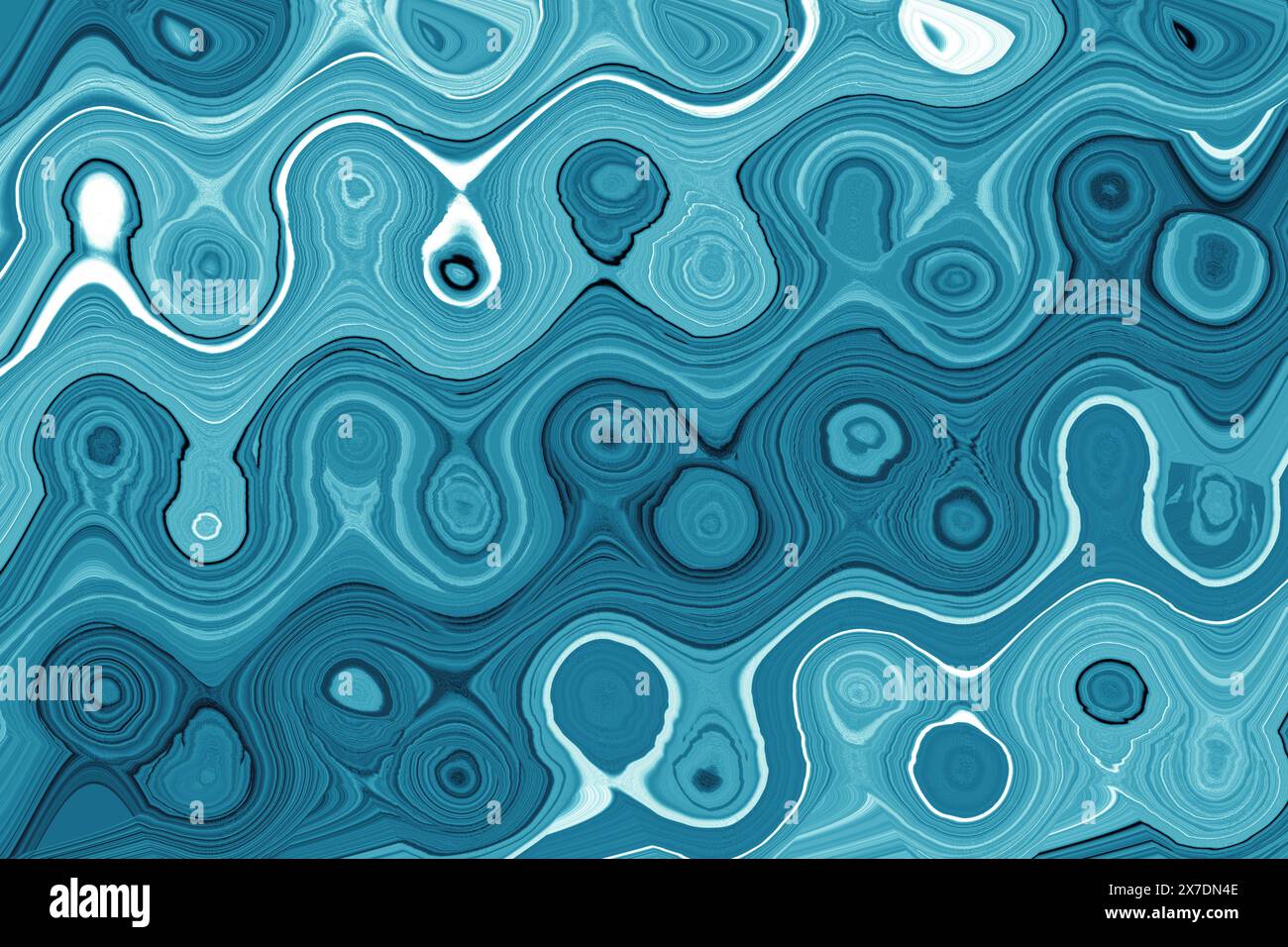 blue turquoise color layered abstract illustration wavy background ...