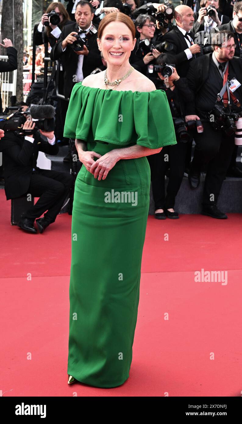 Cannes, France. 19th May, 2024. American actress Julianne Moore attends ...