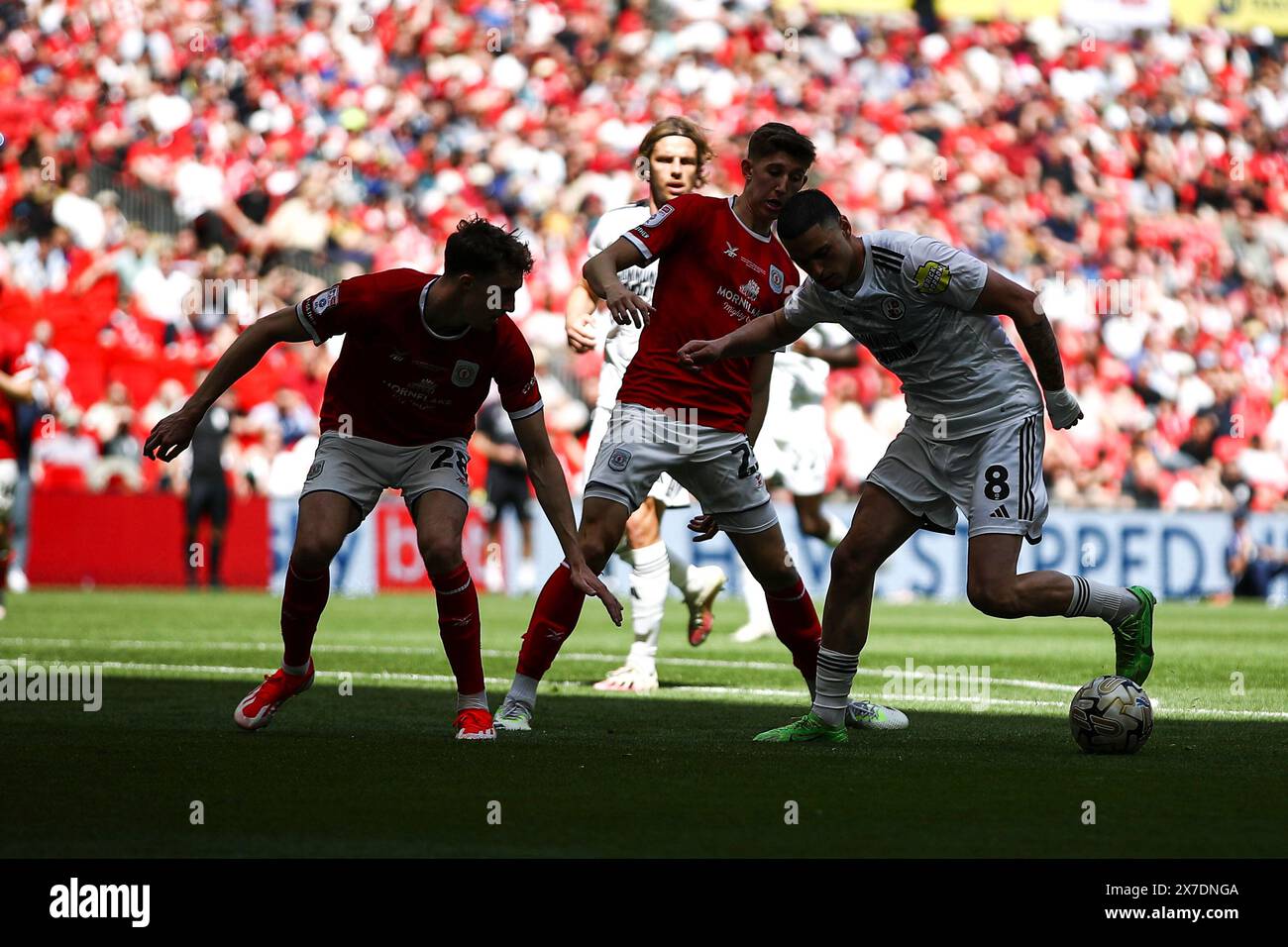 Wembley Stadium, London on Sunday 19th May 2024. Klaidi Lolos of ...