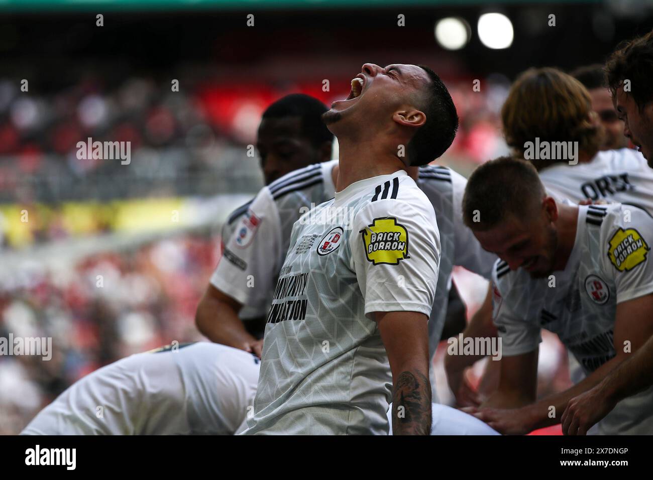 Wembley Stadium, London on Sunday 19th May 2024. Klaidi Lolos of ...