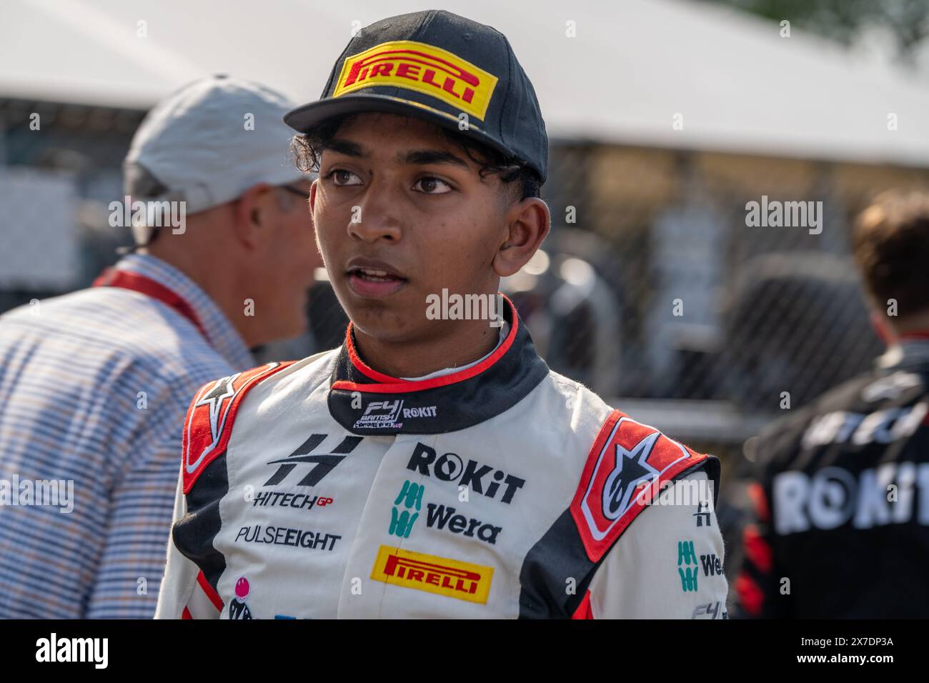 Sevenoaks, Kent - May 12th 2024: Mika ABRAHAMS 2nd celebrates Hitech ...