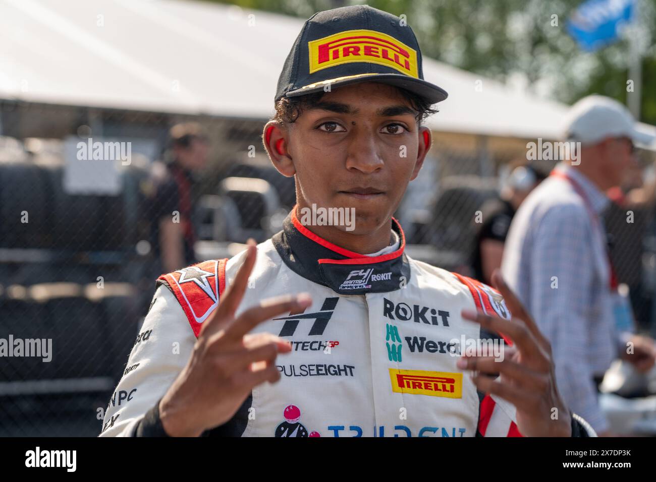 Sevenoaks, Kent - May 12th 2024: Mika ABRAHAMS 2nd celebrates Hitech ...