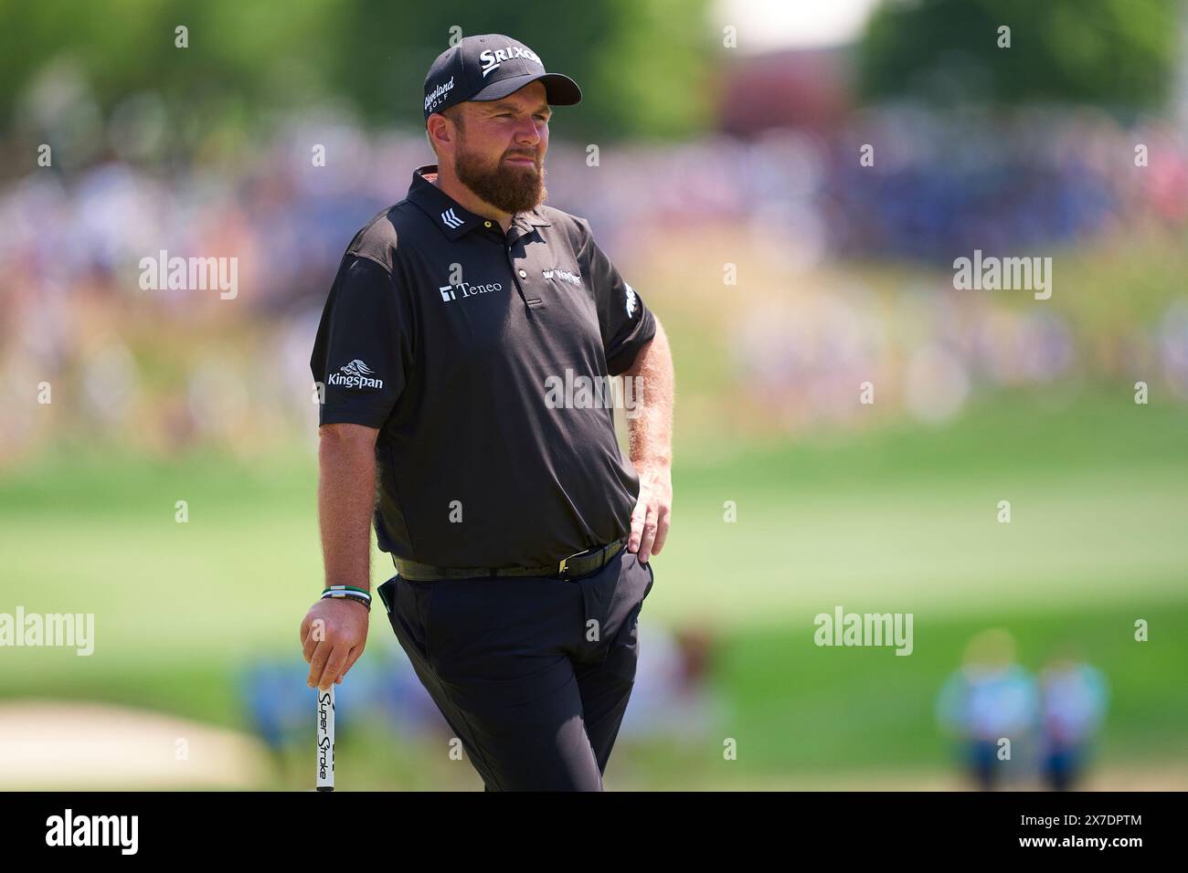 Shane Lowry of Ireland in action during Fourth Round of the 2024 PGA ...