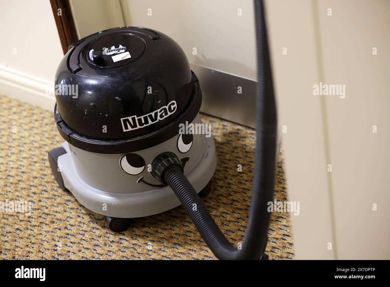A Grey Henry Hoover pictured in a Hotel in Portsmouth, Hampshire, UK ...