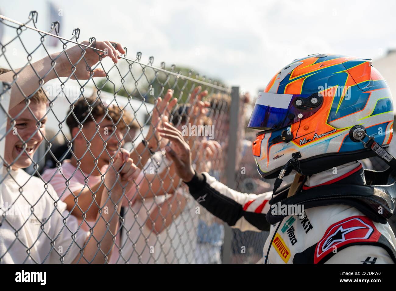Sevenoaks, Kent - May 12th 2024: Mika ABRAHAMS 2nd celebrates Hitech ...