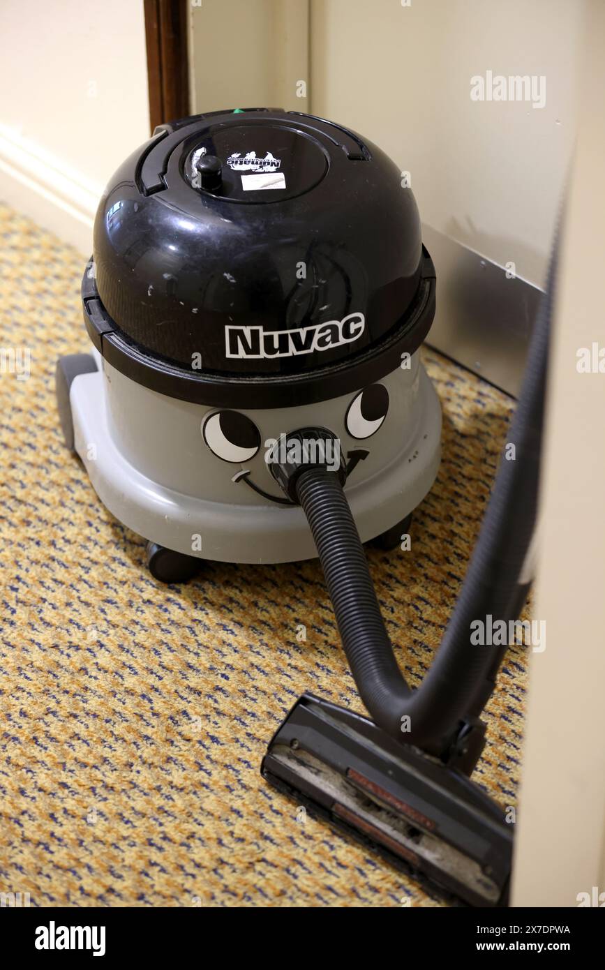 A Grey Henry Hoover pictured in a Hotel in Portsmouth, Hampshire, UK ...
