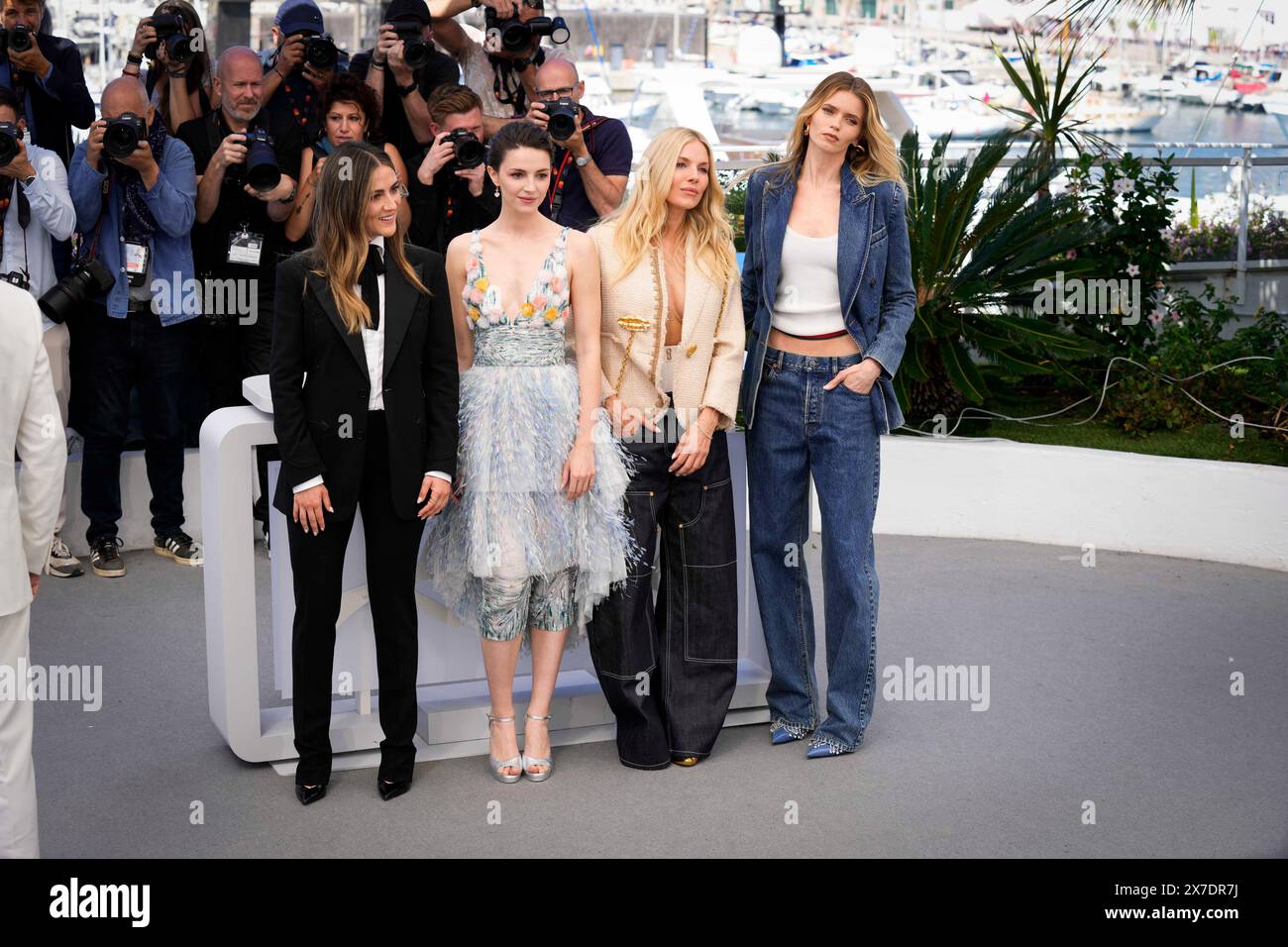 Cannes, France. 19th May, 2024. Isabelle Fuhrman, Ella Hunt, Kevin ...