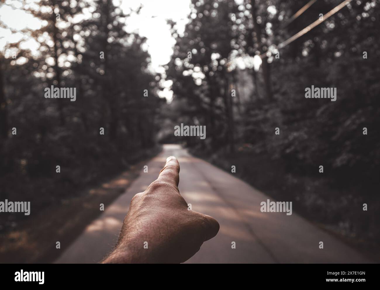 Hand pointing forward hi-res stock photography and images - Alamy
