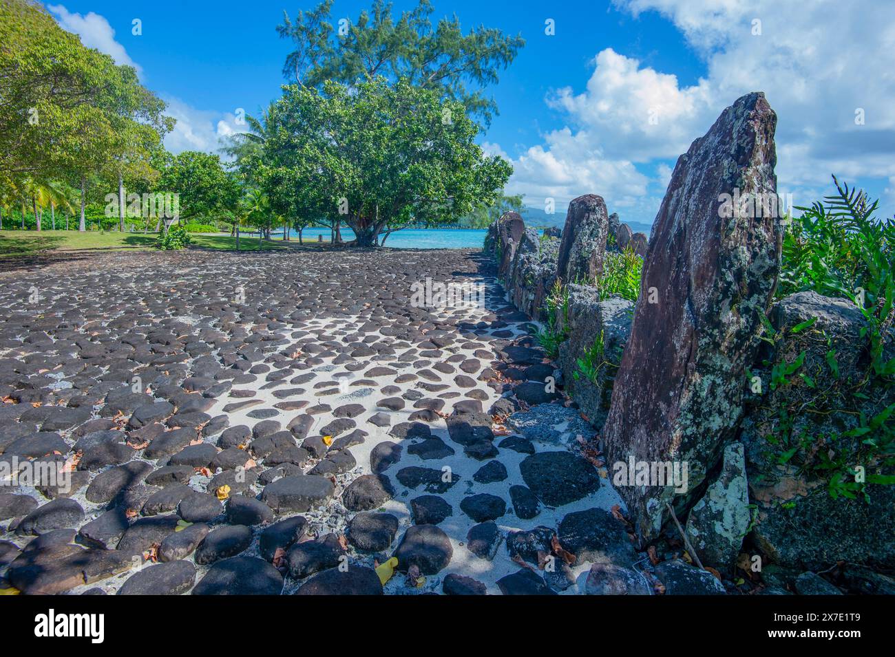 Taputapuatea on Raiatea Island, is a Unesco World Heritage listed site ...