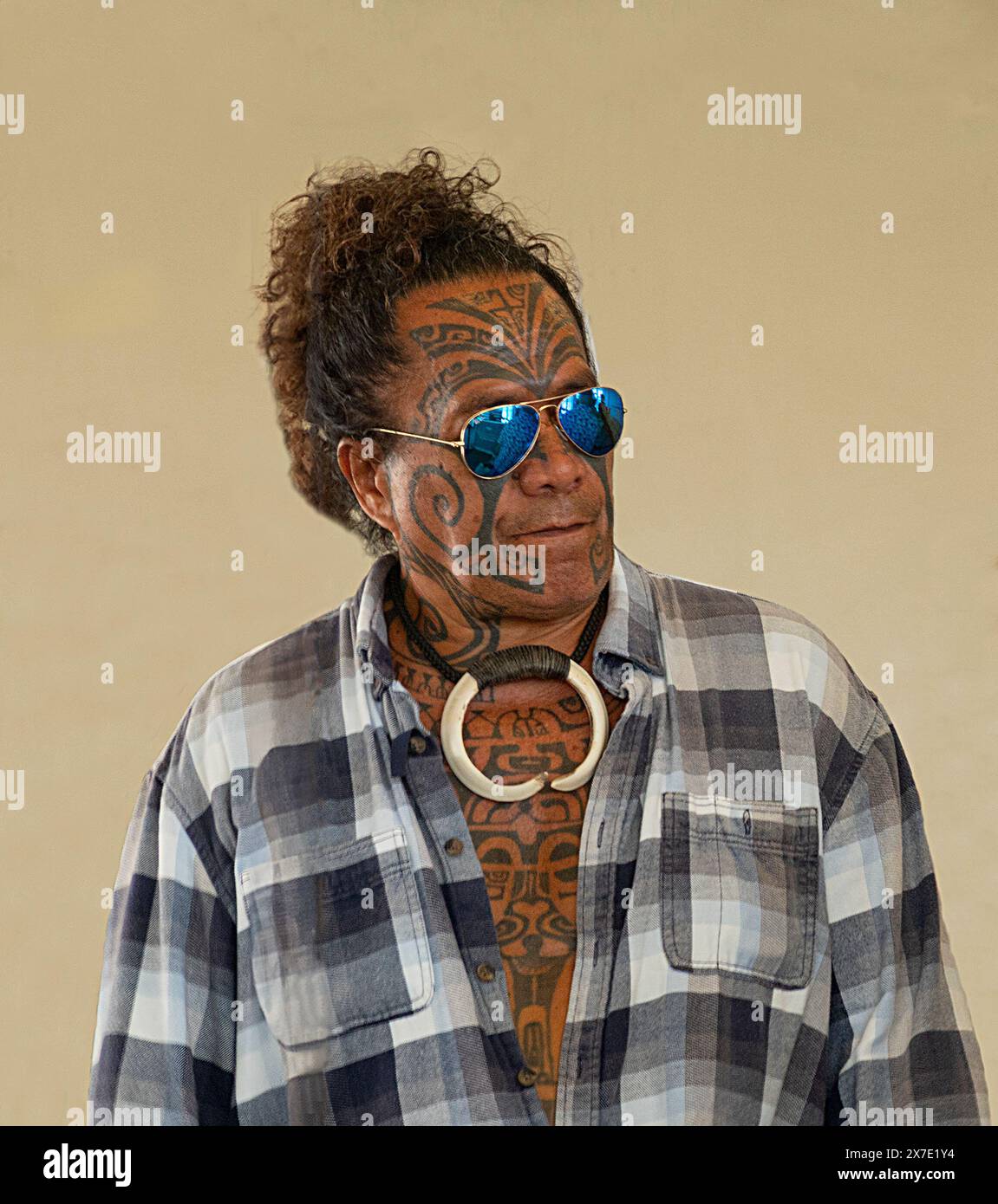 French polynesian tattoo hi-res stock photography and images - Alamy