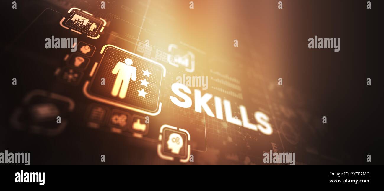 Skills improvement and personal development concept Stock Photo - Alamy