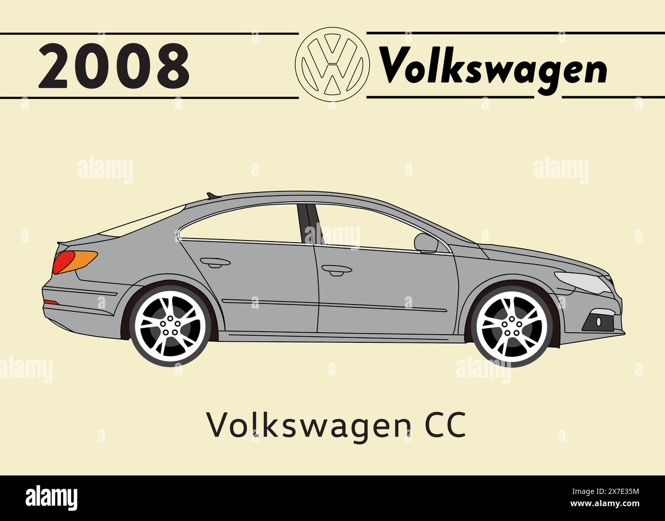 Vw classic car Stock Vector Images - Alamy