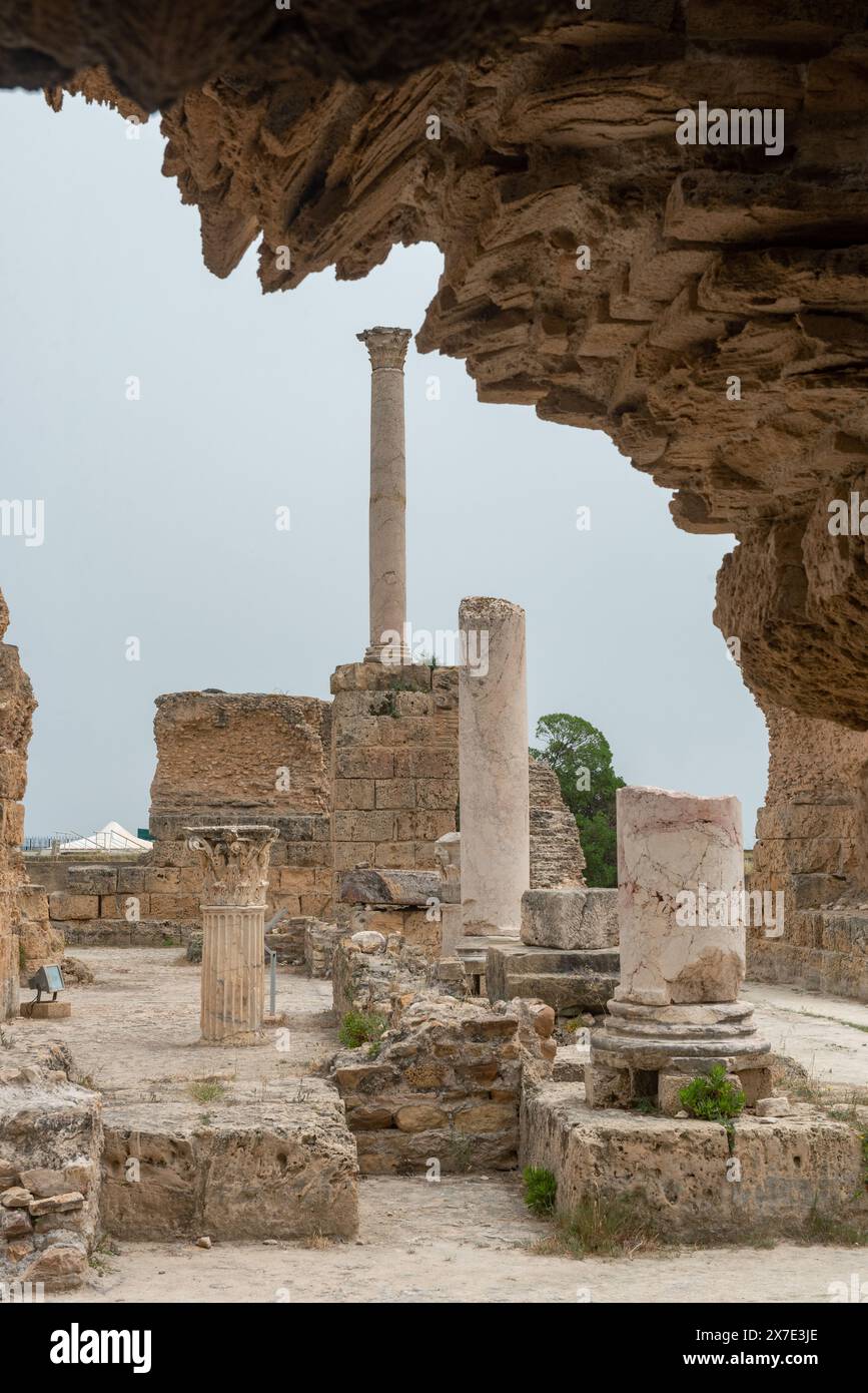 The archeaological ruins of Thermes d'Antonin, the thermal baths of ...