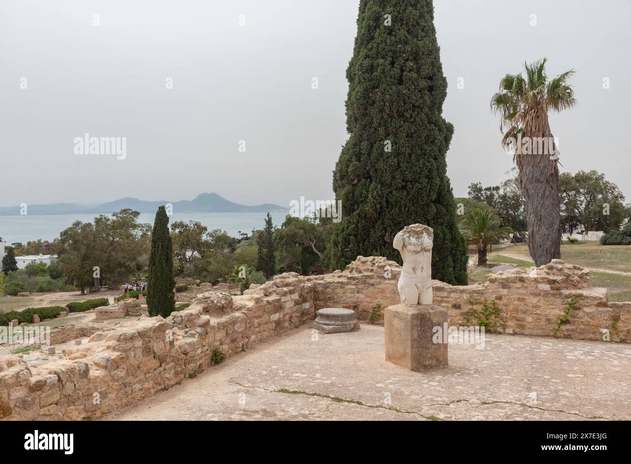 The ancient archaeological ruins of the Phoenician city of Carthage ...