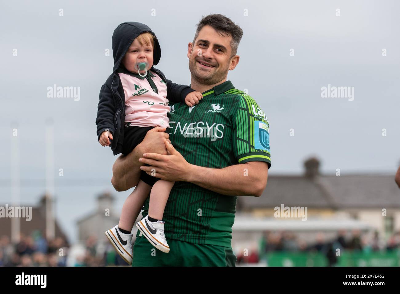 Galway, Ireland. 19th May, 2024. Tiernan O'Halloran of Connacht after ...