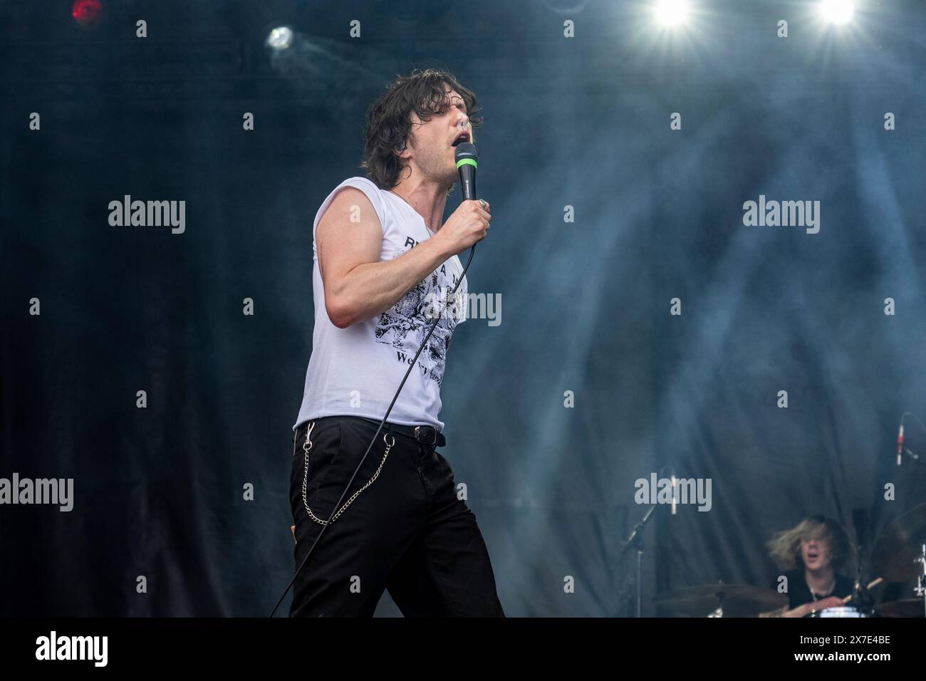 Bobby Nerves of BAD NERVES performs during Sonic Temple Art and Music ...