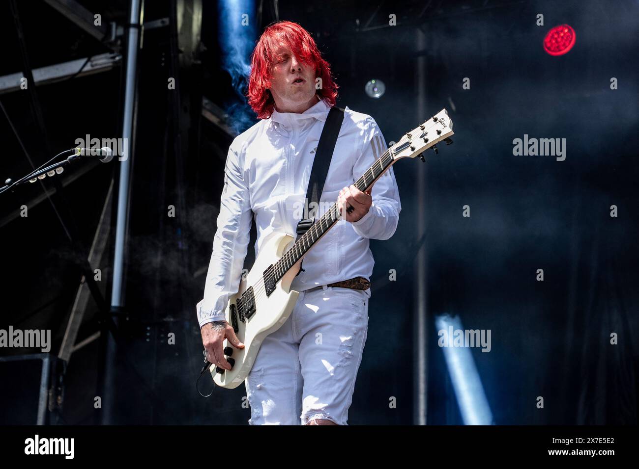 Taylor Roberts of Taproot performs during Sonic Temple Art and Music ...
