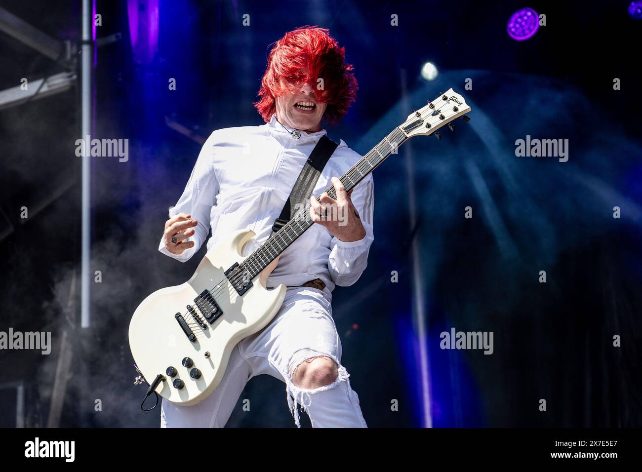 Taylor Roberts of Taproot performs during Sonic Temple Art and Music ...
