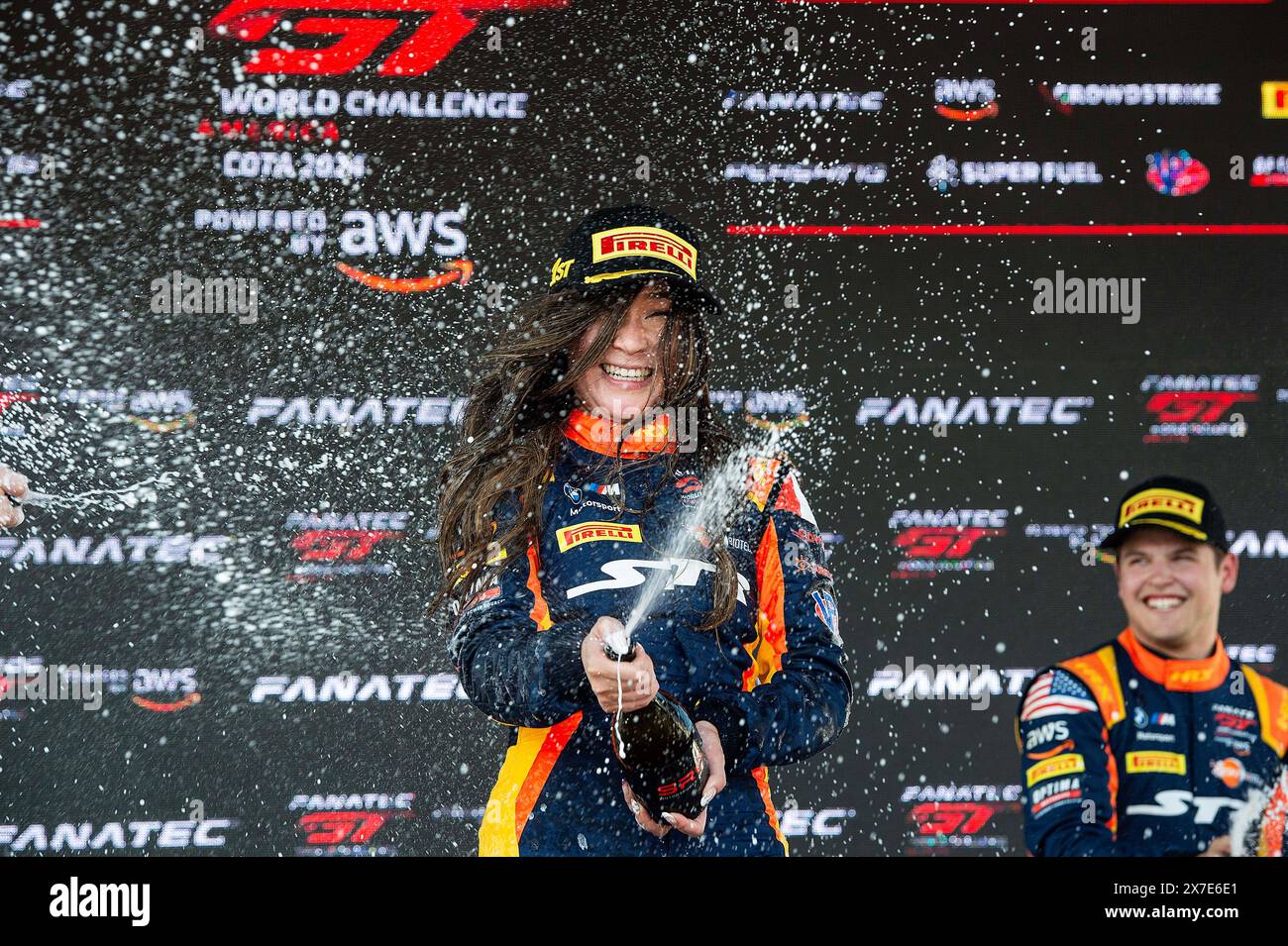 The Americas. 19th May, 2024. Samantha Tan and Neil Verhagen (38) with ...