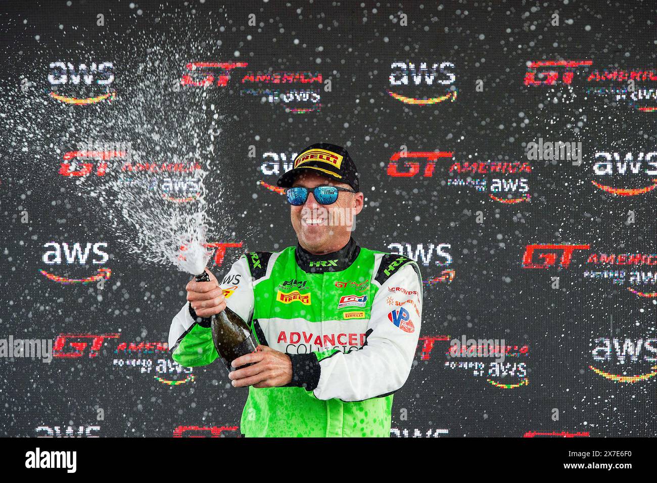 The Americas. 19th May, 2024. Curt Swearingin (7) Pirelli GT4 America ...