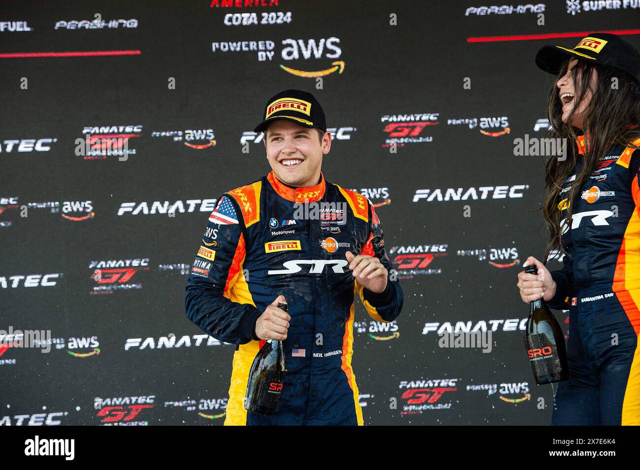 The Americas. 19th May, 2024. Neil Verhagen and Samantha Tan (38) with ...