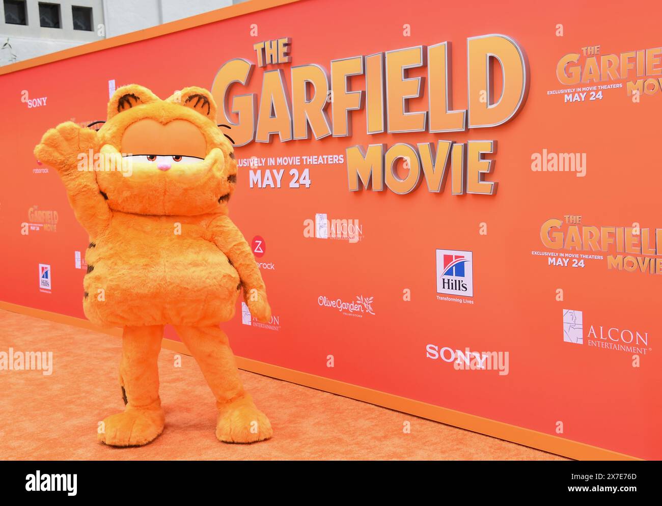 Hollywood, USA. 19th May, 2024. Garfield arriving to ‘The Garfield ...