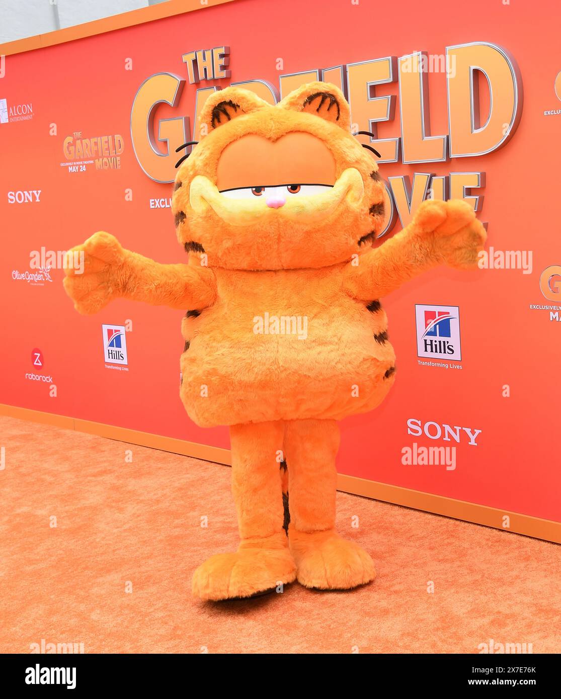 Hollywood, USA. 19th May, 2024. Garfield arriving to ‘The Garfield ...