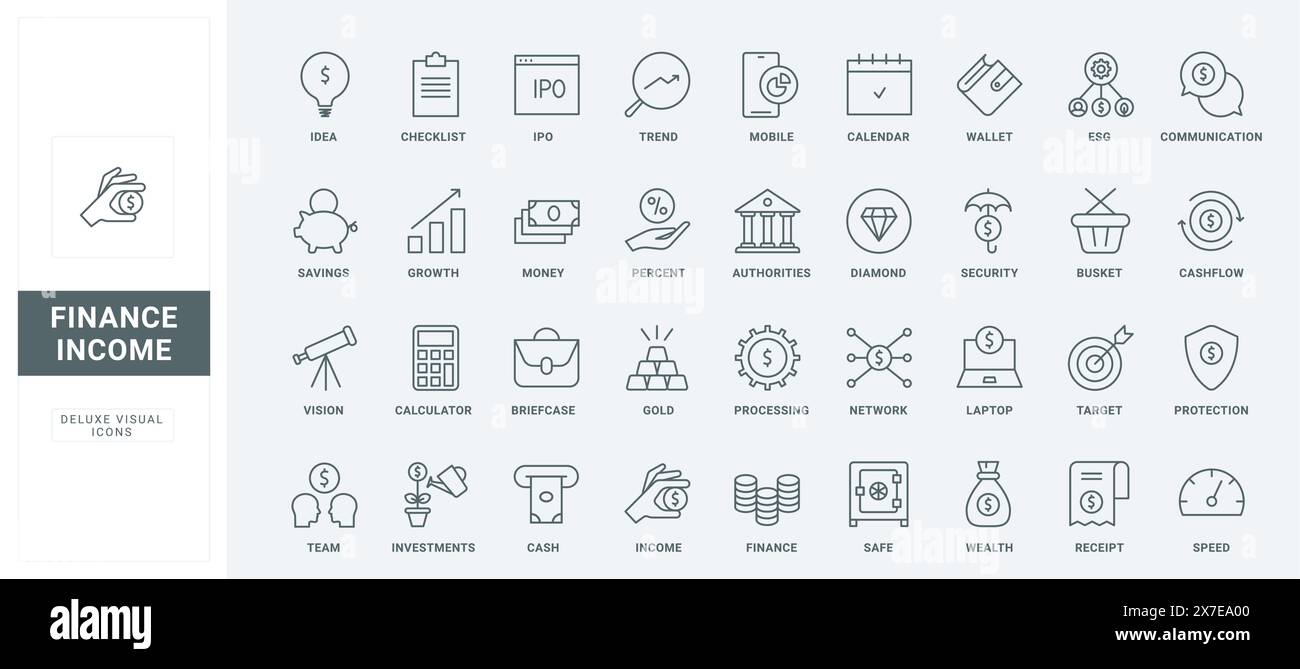 Business communication and bills, profit graph growth and interest ...