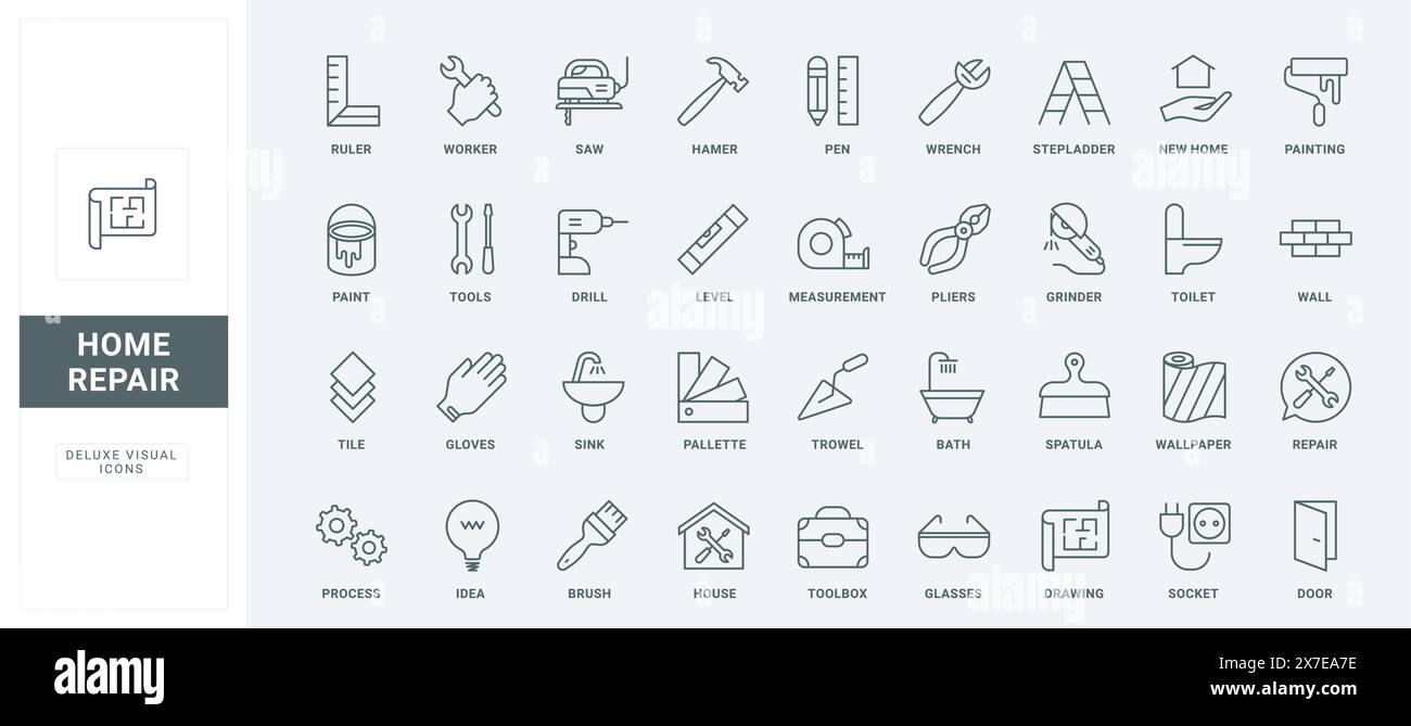 Trowel for tile Stock Vector Images - Alamy