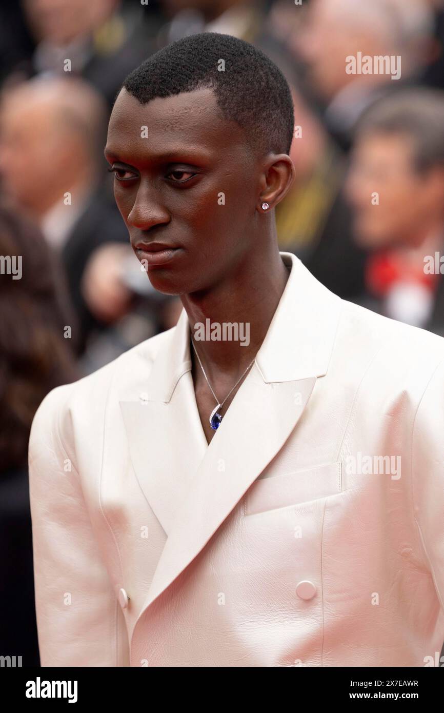 Cannes, France, 15.5.2024: Alioune Badara Fall at the premiere of ...