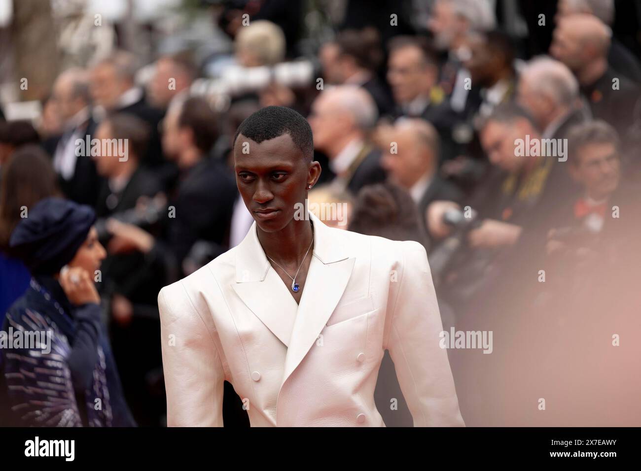 Cannes, France, 15.5.2024: Alioune Badara Fall at the premiere of ...