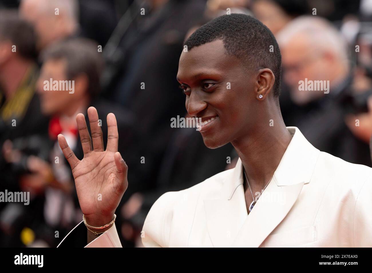 Cannes, France, 15.5.2024: Alioune Badara Fall at the premiere of ...