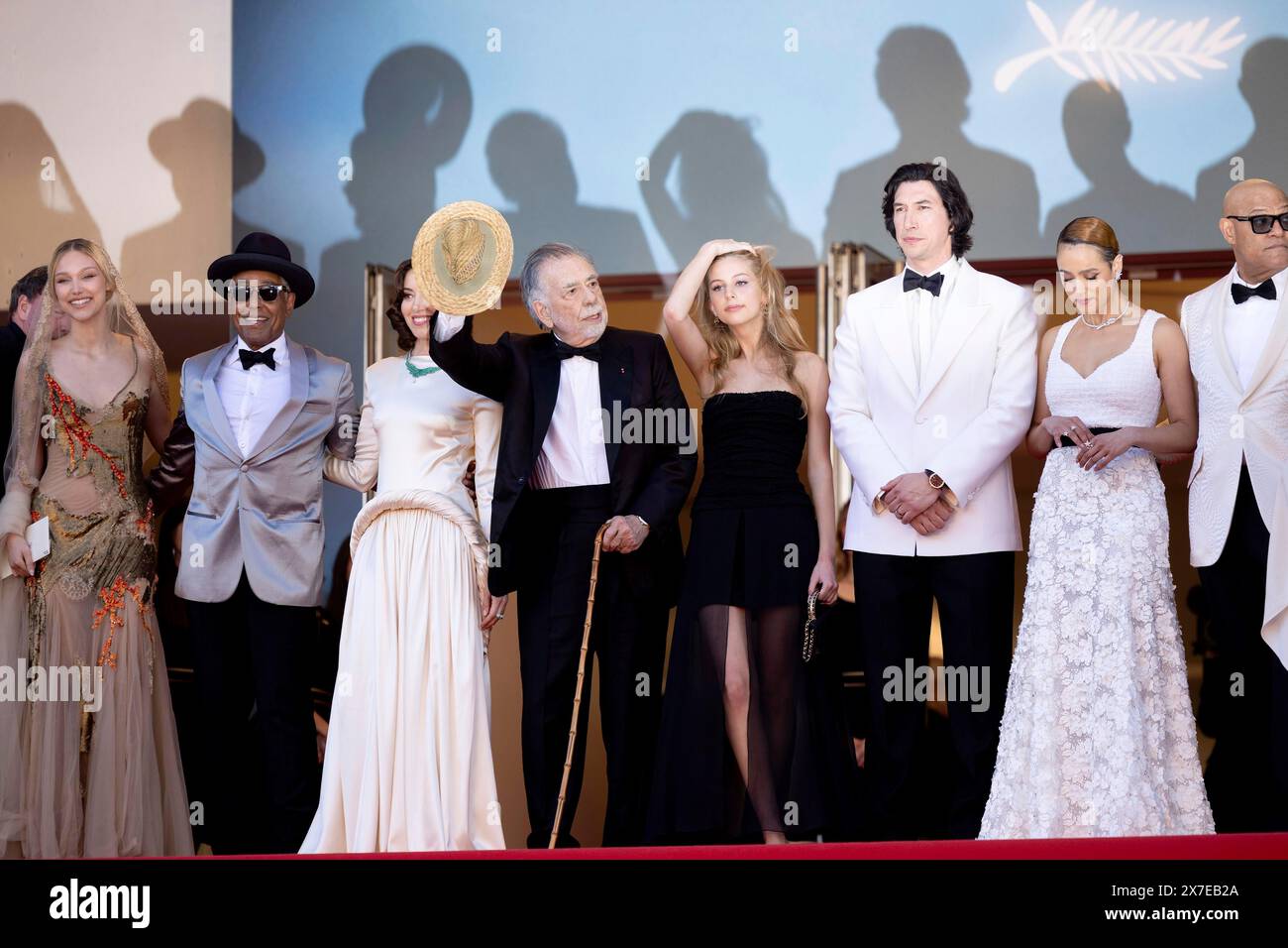 Cannes, France, 16.5.2024: Grace VanderWaal, Giancarlo Esposito, Aubrey ...