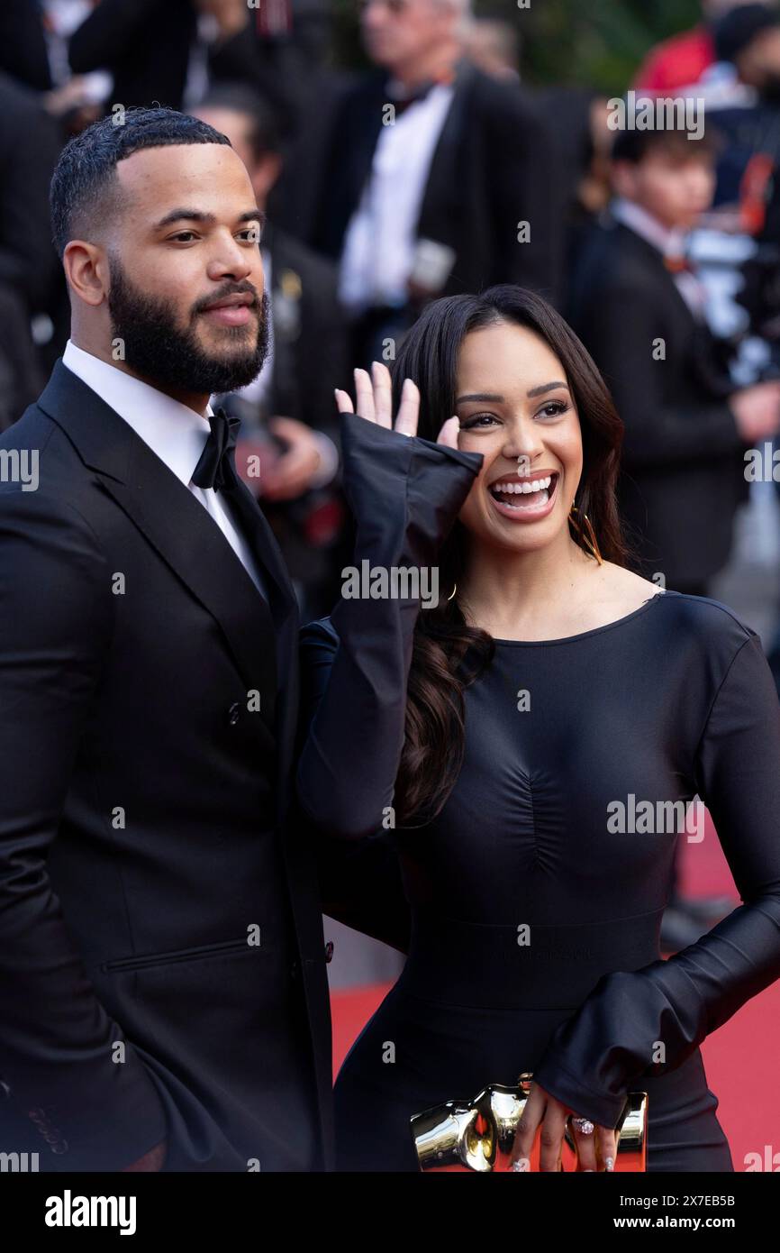Cannes, France, 16.5.2024: Kristy Sarah Scott and Desmond Scott at the ...